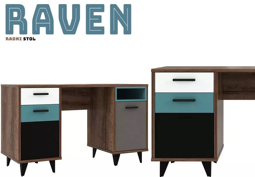 Kompjuterski sto Raven | Ezam